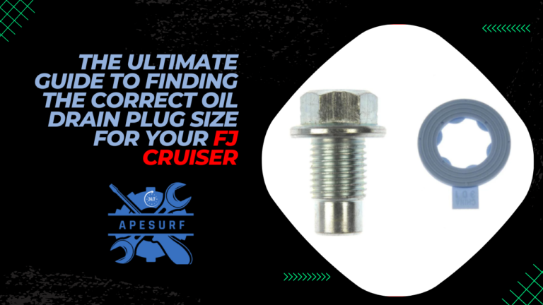 The Ultimate Guide to Finding the Correct Oil Drain Plug Size for Your ...