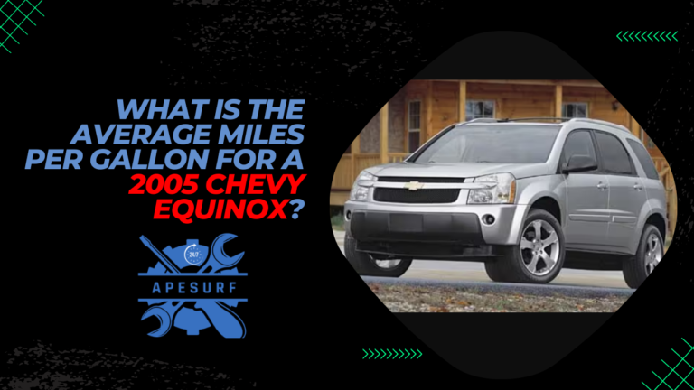 Chevrolet Equinox Miles Per Gallon