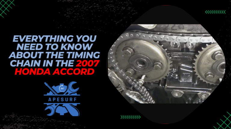 Everything You Need to Know About the Timing Chain in the 2007 Honda ...