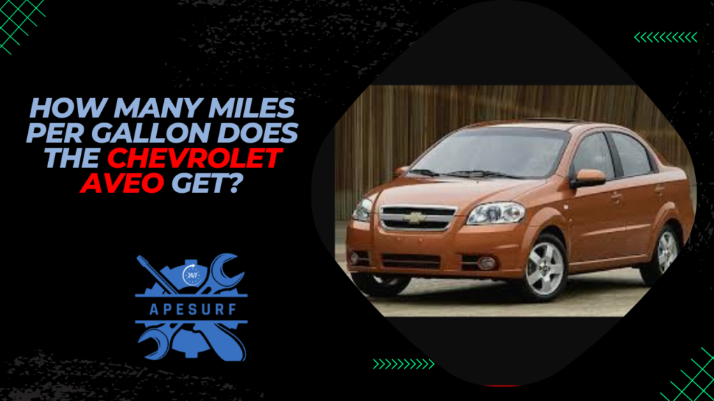 Exciting Chevrolet Aveo Miles Per Gallon Photos