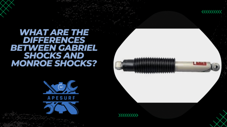 What are the differences between Gabriel shocks and Monroe shocks ...