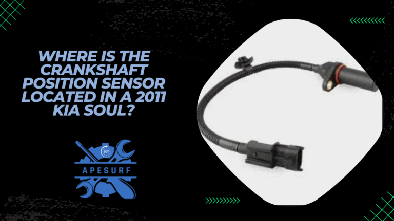 Where is the Crankshaft Position Sensor Located in a 2011 Kia Soul ...